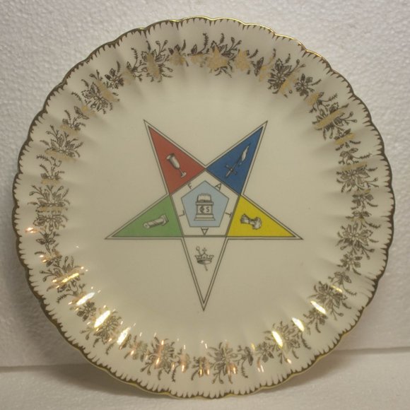 Sanders Man. Co. | Dining | Order Of The Eastern Star 975 Inch Plate ...